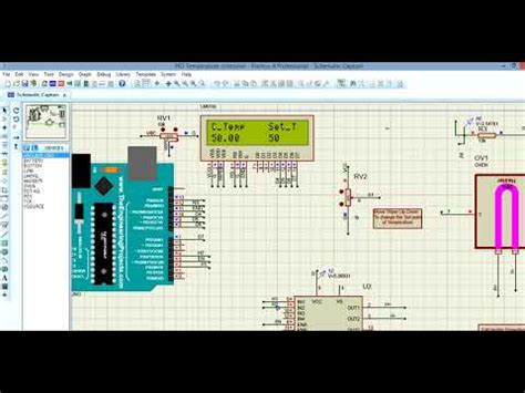 PID Temperature Controller On Proteus And Arduino Proteus Design PID