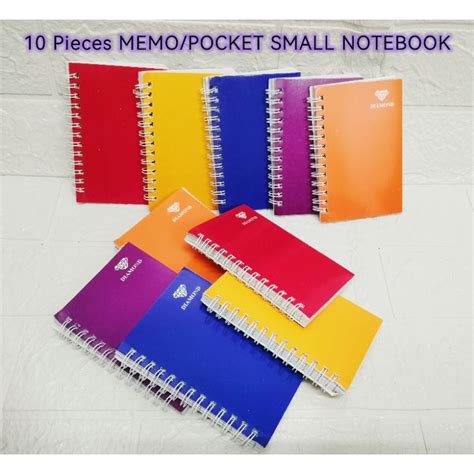 10pcs Mini Tickler Spiral Notebook Per Ream Small Notebook Shopee Philippines