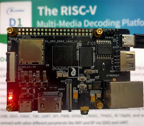 a first look at allwinner d1 linux risc v sbc and processor cnx software