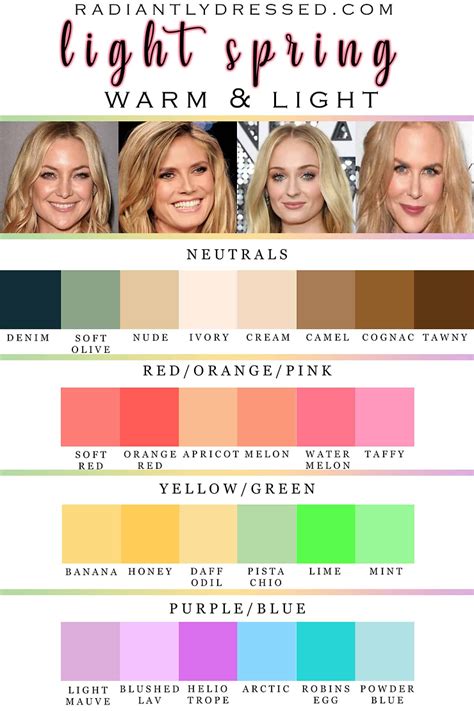 Light Skin Color Combination