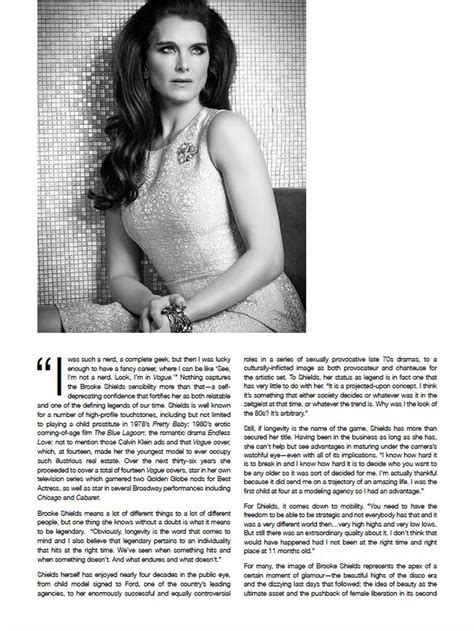 Brooke Shields The Untitled Magazine