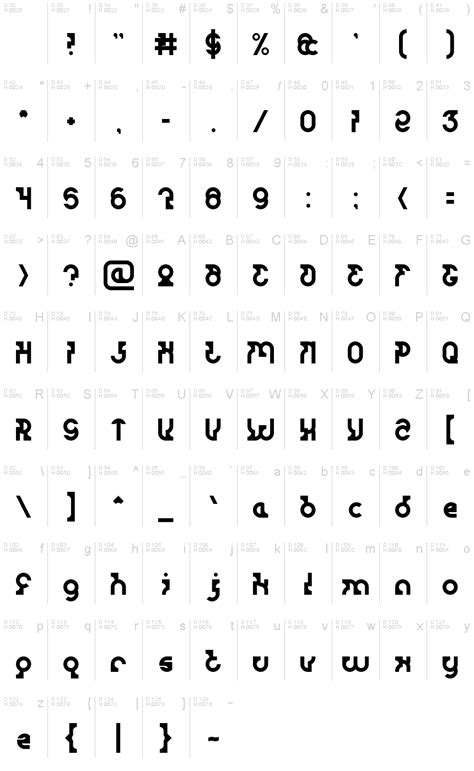 PASSWORD Font
