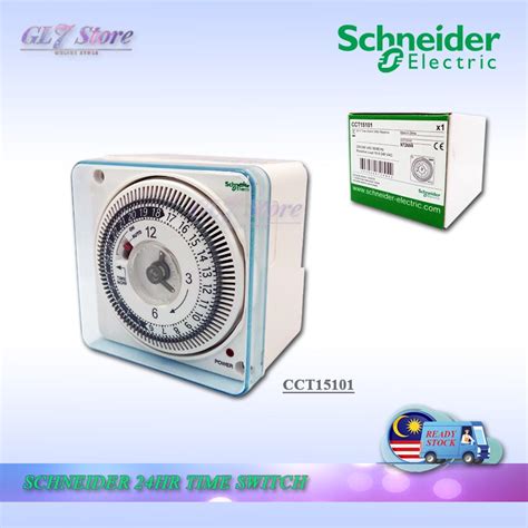 Schneider 24h 16a Time Switch Cct15101 Timer With Reserve Cct15101 Analog Timer Switch With