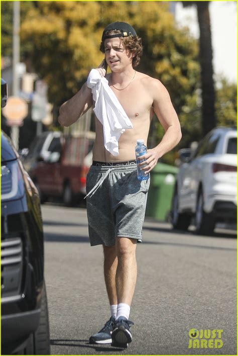 Charlie Puth Puts His Buff Body On Display After His Workout Photo