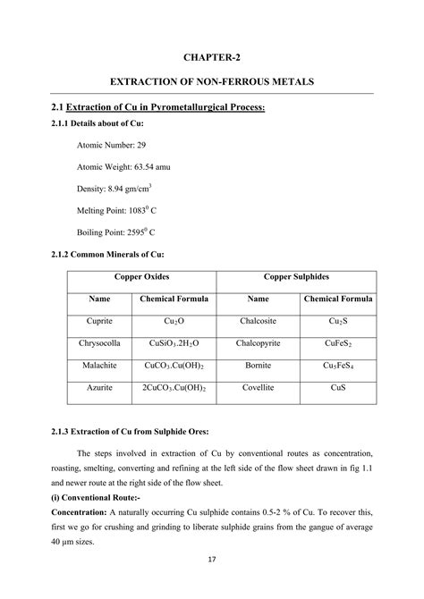 Non Ferrous Extraction Of Metals Lecture Notes Pdf