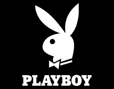 Download Playboy Logo On A Black Background Wallpapers Com