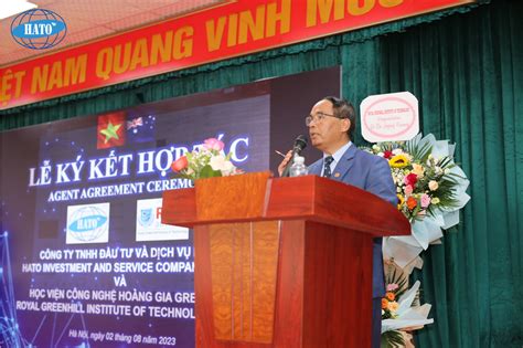 The Cooperation Signing Ceremony Between Hato And Rgit CÔng Ty Tnhh