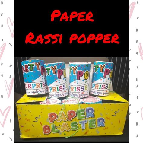 Rassi Party Popper At ₹ 80 Box Kalbadevi Mumbai Id 2849205891830