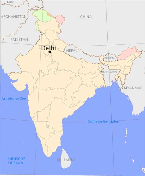 Delhi Location Maps Of India