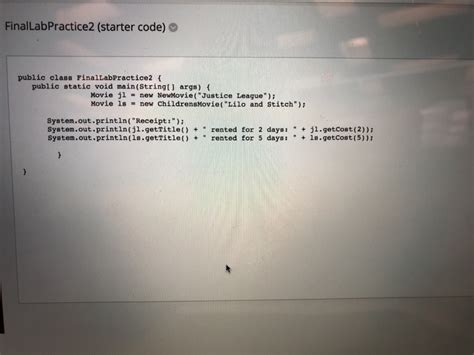 Solved Lab 2 For This Lab We Will Learn About Polymorphism