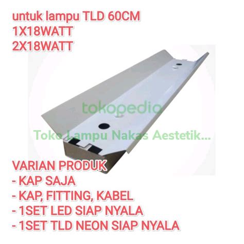 Jual Kap Lampu Tko X X Cm Kap Lampu Tld Tko Kosongan Komplit X Cm Kap Kbl