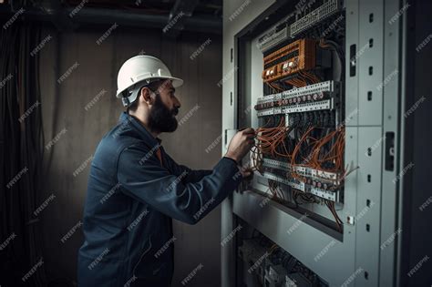 Premium Ai Image Generative Ai Electrical And Instrument Technician