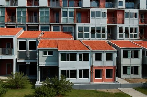 Premium Photo Modular District Adaptive Urban Architecture