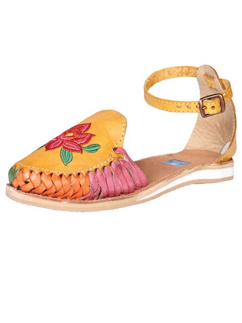 Mexican Artisanal Sandals Mustard