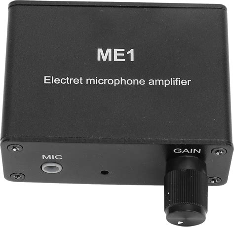 Amazon Com Microphone Preamp Electret Microphone Microphone Amplifier Adjustable Gain 0