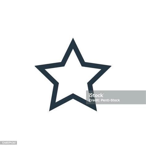 흰색 배경에 격리 된 즐겨 찾기 벡터 아이콘입니다 개요 웹 사이트 디자인 및 모바일 응용 프로그램 개발을위한 얇은 라인 좋아하는 아이콘 얇은 선 즐겨 찾기 개요 아이콘 벡터