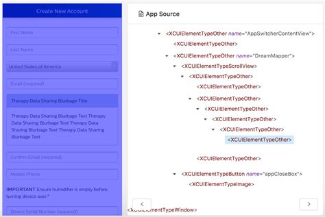 xcode 9 1 9 3 is unable to report the elements inside a webview