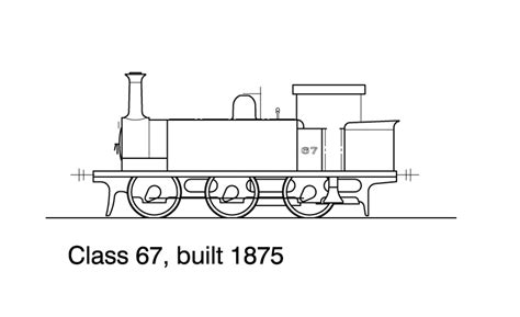 Class N67 0 6 0t 1875 Ho Data Sheet Drawing Nswgr Locomotive Casula