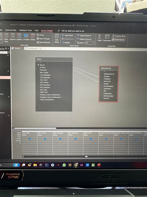 Creating A Form From A Tablequery Join Rmsaccess