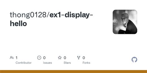 Github Thong0128ex1 Display Hello