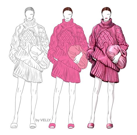 Fashion Illustrations Vol 2 On Behance By Vel Ly Fashion