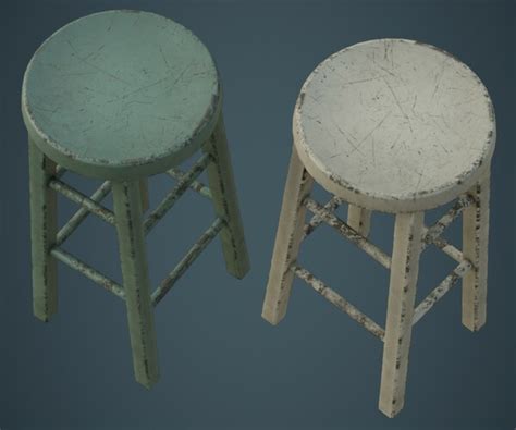 Artstation Stool 2d Game Assets