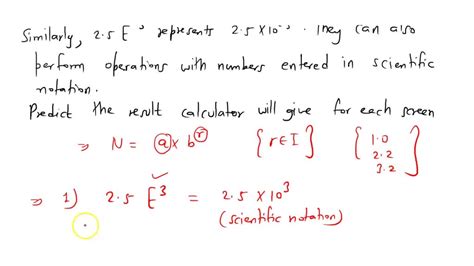 ⏩solved calculators can express numbers in scientific notation the
