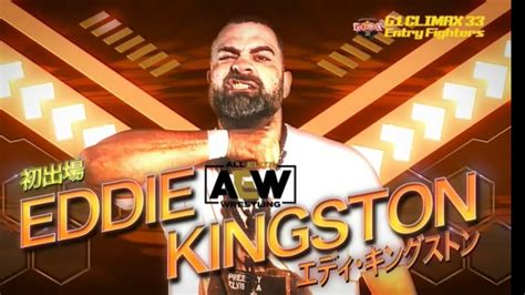EDDIE KINGSTON WILL COMPETE IN THE NJPW G1 CLIMAX 33 - YouTube