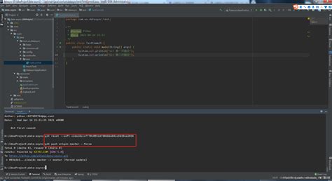 Idea撤销git已经push的操作；git取消push的操作git Push Origin Master Force Csdn博客