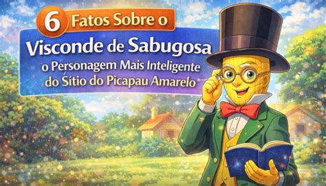6 Fatos Sobre O Visconde De Sabugosa O Personagem Mais Inteligente Do Sítio Do Picapau Amarelo