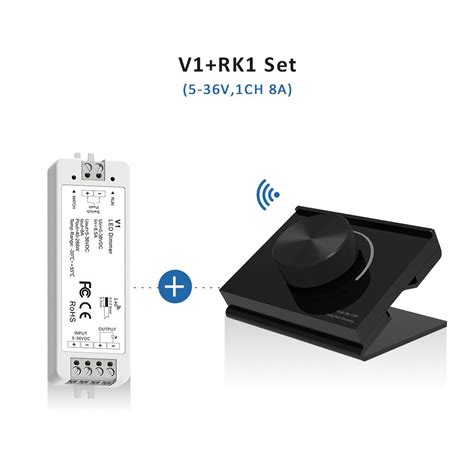 Led Dimmer 12v 24v 5v 36v Desk Mount Rotary Panel Grandado