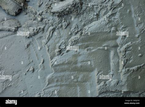 Liquid Cement Solution View From Top Close Up Building Material