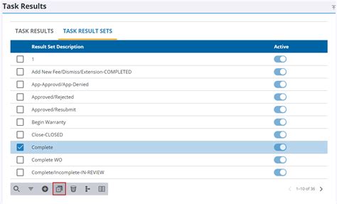Clone A Task Result Set