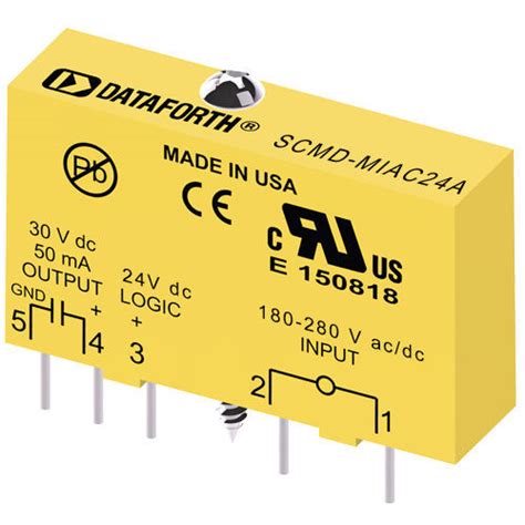 Digital Input Signal Conditioning Module Scmd Miac Series Dataforth