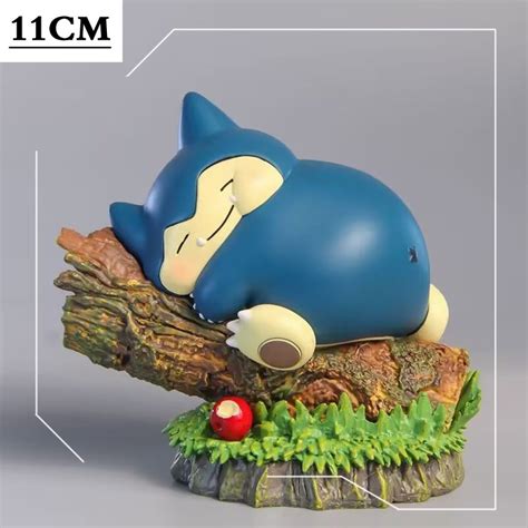 โมเดลฟิกเกอร์ Pokemon Sleeping Fat Snorlax Pvc ขนาด 11 ซม ของเล่น