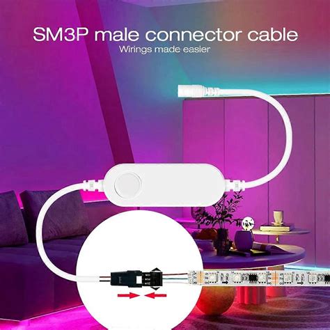 wled esp32 mini led controller dc12 24v rgb ic digital with mic sound mode dynamic esp32 with