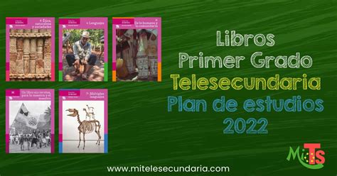Libros De Telesecundaria Primer Grado Ciclo Escolar 2023 2024 Mi