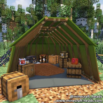 Tent With Interior Ii Minecraft