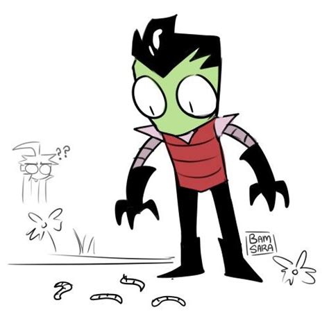 Pin By Butteredpancake Art Reference On Zim Invader Zim Cute Drawings Phineas And Ferb