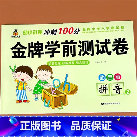 《幼儿学前测试卷 拼音2【单册】 【正版】幼小衔接冲刺100分拼音练习册测试卷全套学前班语文专项学前练习一日一练幼儿园文刺》无著【摘要 书评