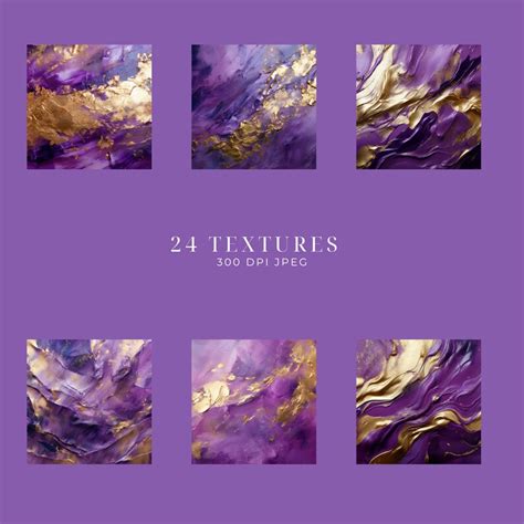 Purple And Gold Foil Texture Clipart High Quality Jpeg Images Commercial Use 12x12in Digital