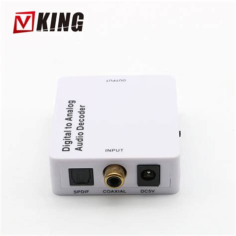 High Quality Digital To Analog Audio L R Decoder With Ac Dts Toslink Coaxial Mm Earphone