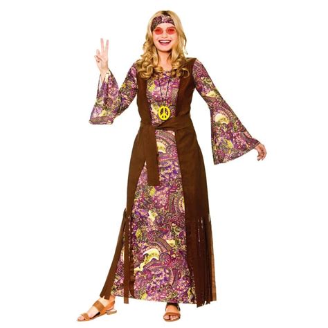 Womens Summer Of Love 60s Hippie Halloween Costume Cazaar