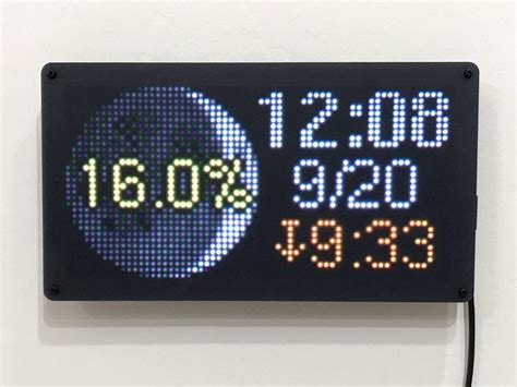 matrixportal m4 moon phase clock direct copy paste into code py doesn