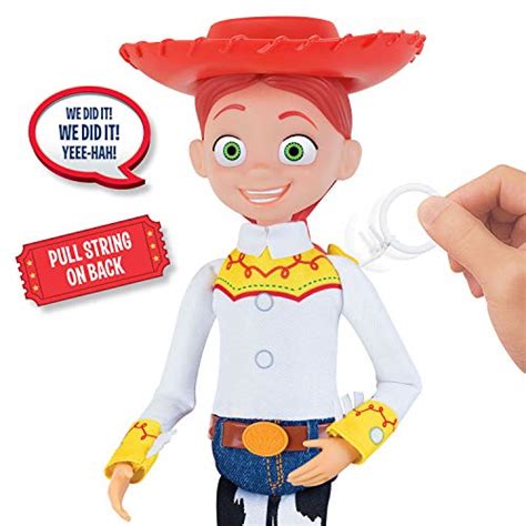 Toy Story 4 Disney Pixar 4 Cowgirl Jessie Pull String Talking Figure
