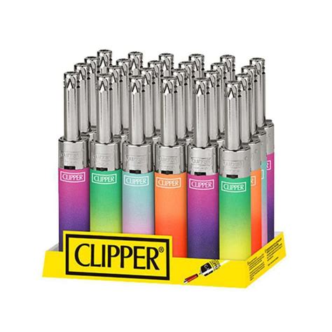 Clipper Multipurpose Metallic Gradient Lighters Head Candy Canada — Head Candy Smoke Shop