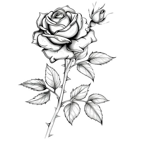 Free Rose Flower Drawing Download Free Rose Flower Drawing Png Images