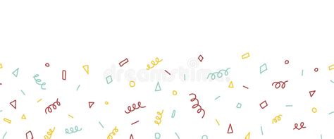 Confetti Doodles Stock Illustrations 1 686 Confetti Doodles Stock