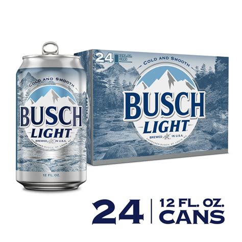 Busch Light American Lager Beer 24 Can 12 Fl Oz Ralphs
