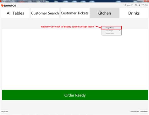 How To Create Separate Screen For Orders Drink Food V Question SambaClub Forum